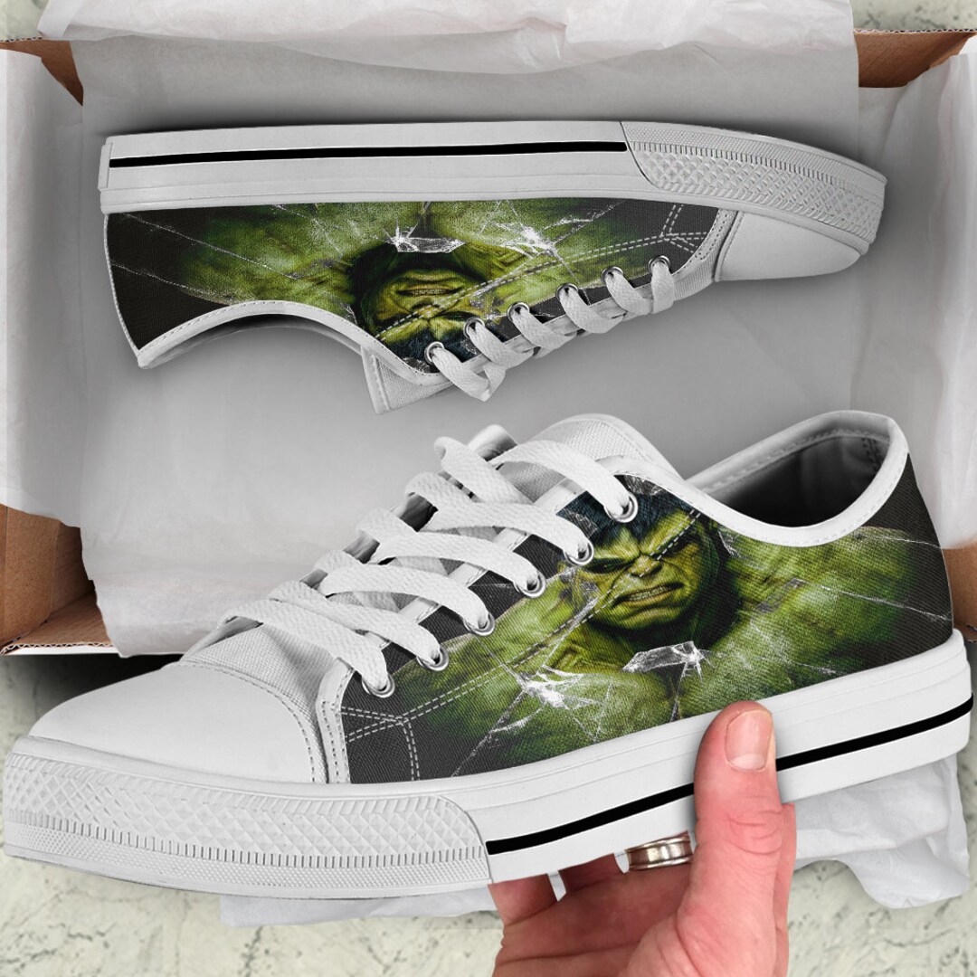 Hulk Shoes Hulk Runners Converse/van's Style Low Top - Etsy