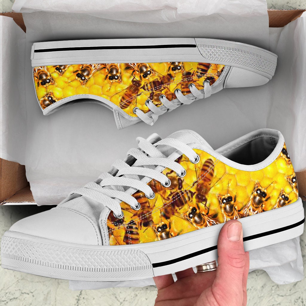 Bees Shoes Bees Runners Converse/van's Style Low Top - Etsy