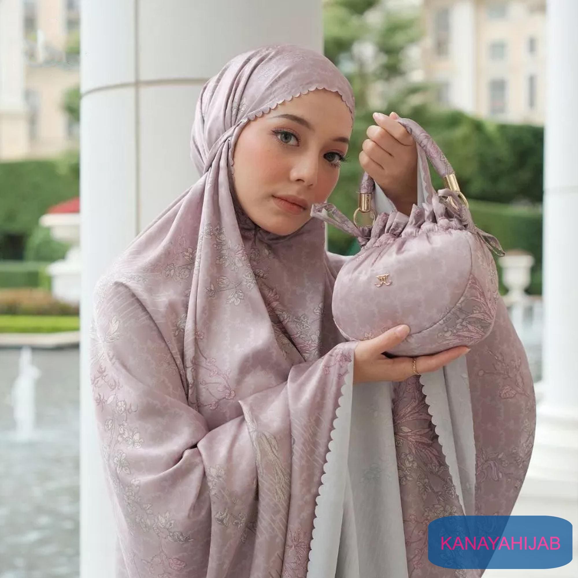 Rebecca Premium Silk Lasercut Adult Mukena,mukena,muslim Prayer Dress ...