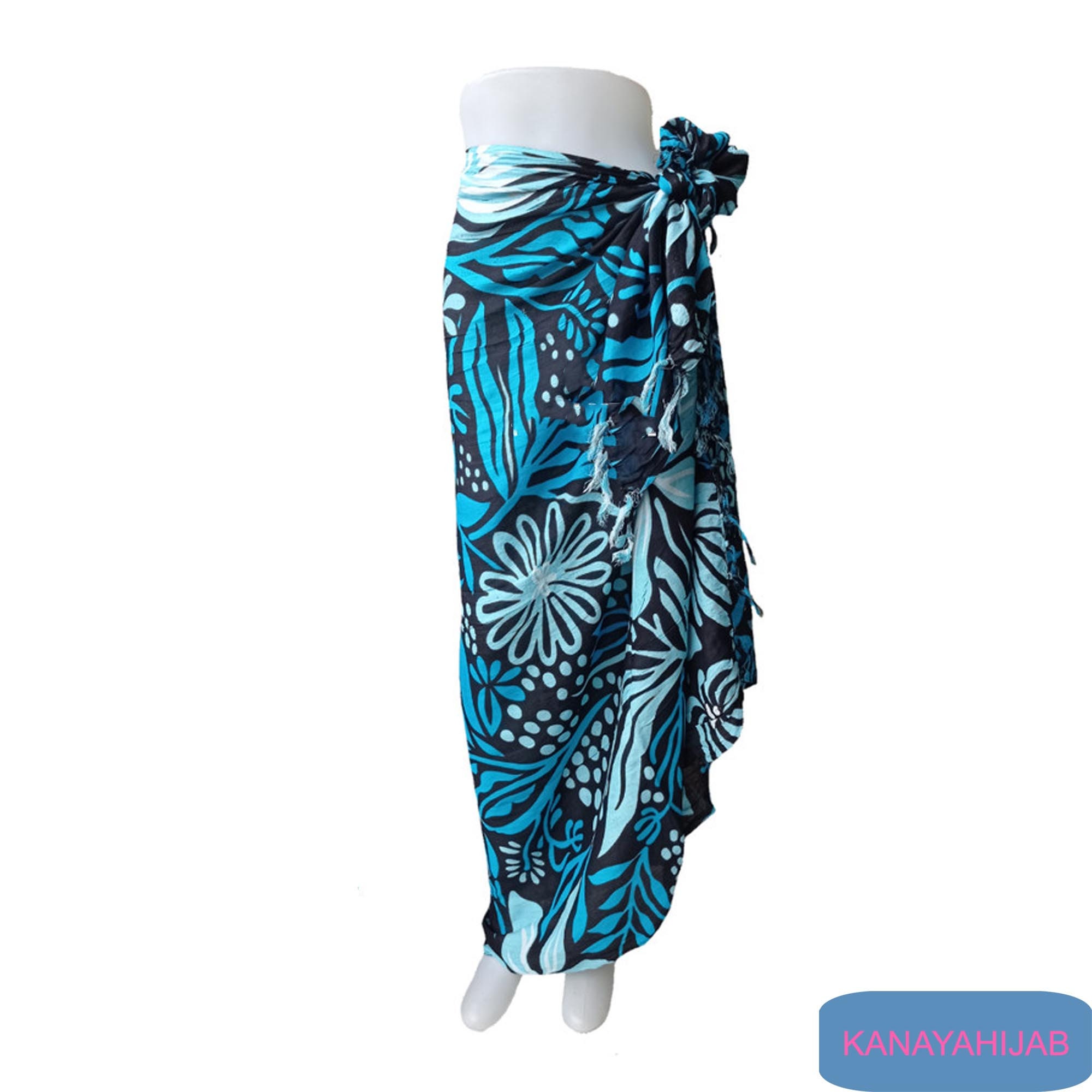 Beach Charm: Flower Motif Balinese Fabric for a Cheerful Holiday ...