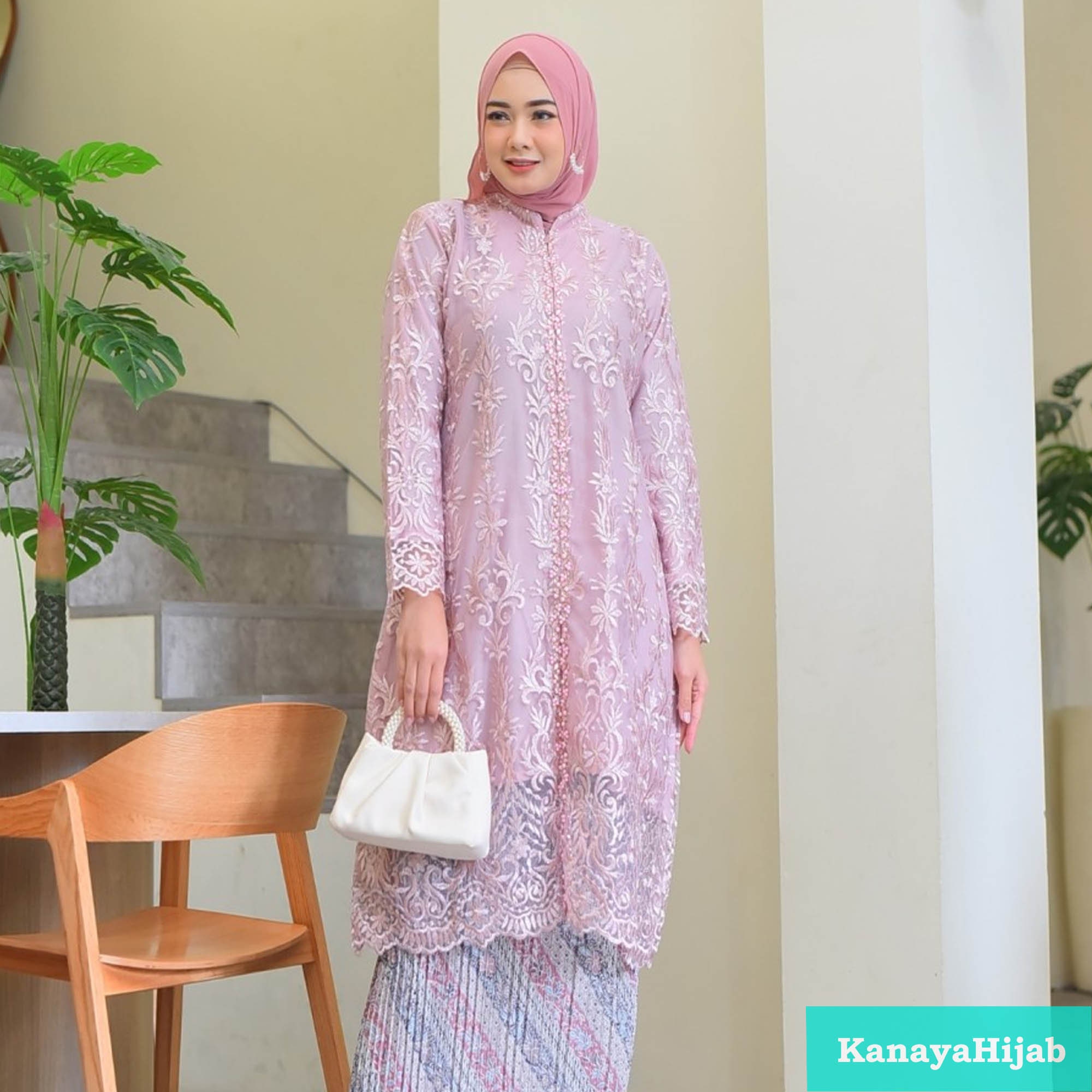Large Sequin Tille Tunic Kebaya: A Combination of Grace and ...