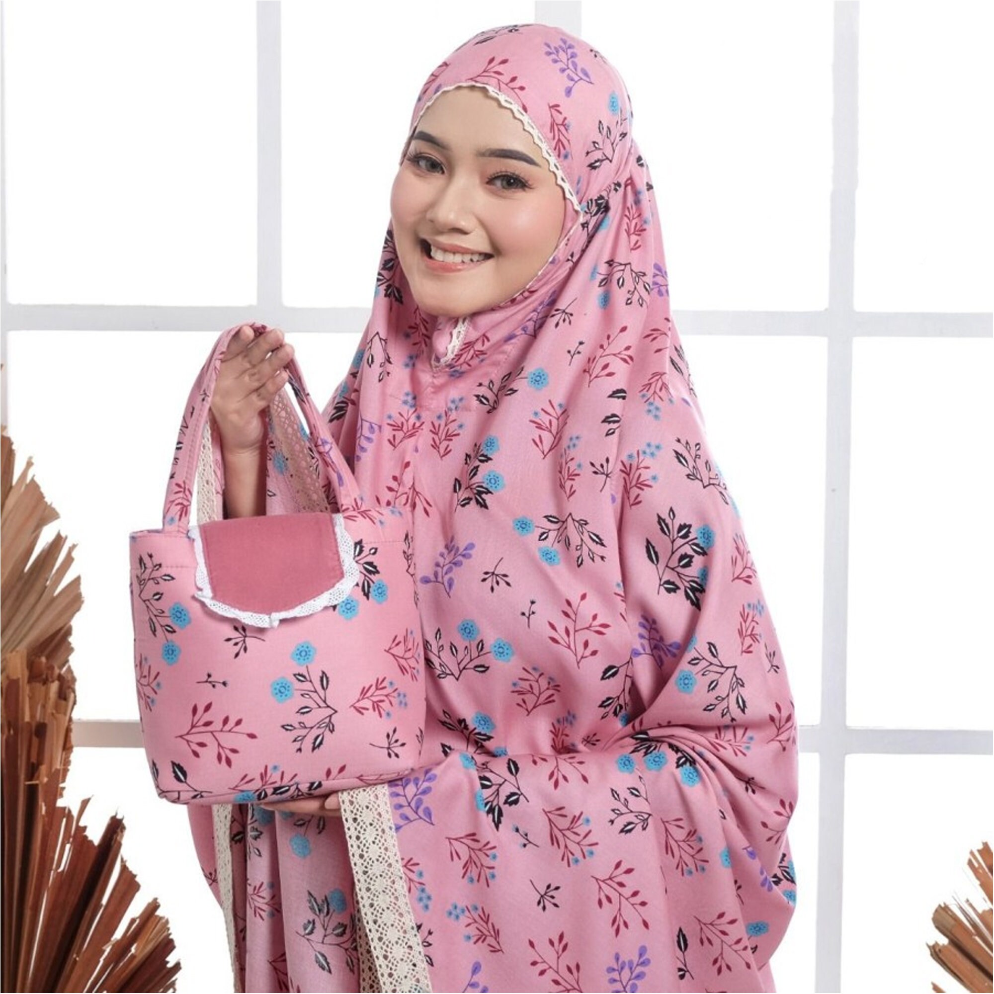 Mukena Adult With Bella Motif Praying in Style, Muslim Prayer Outfit ...