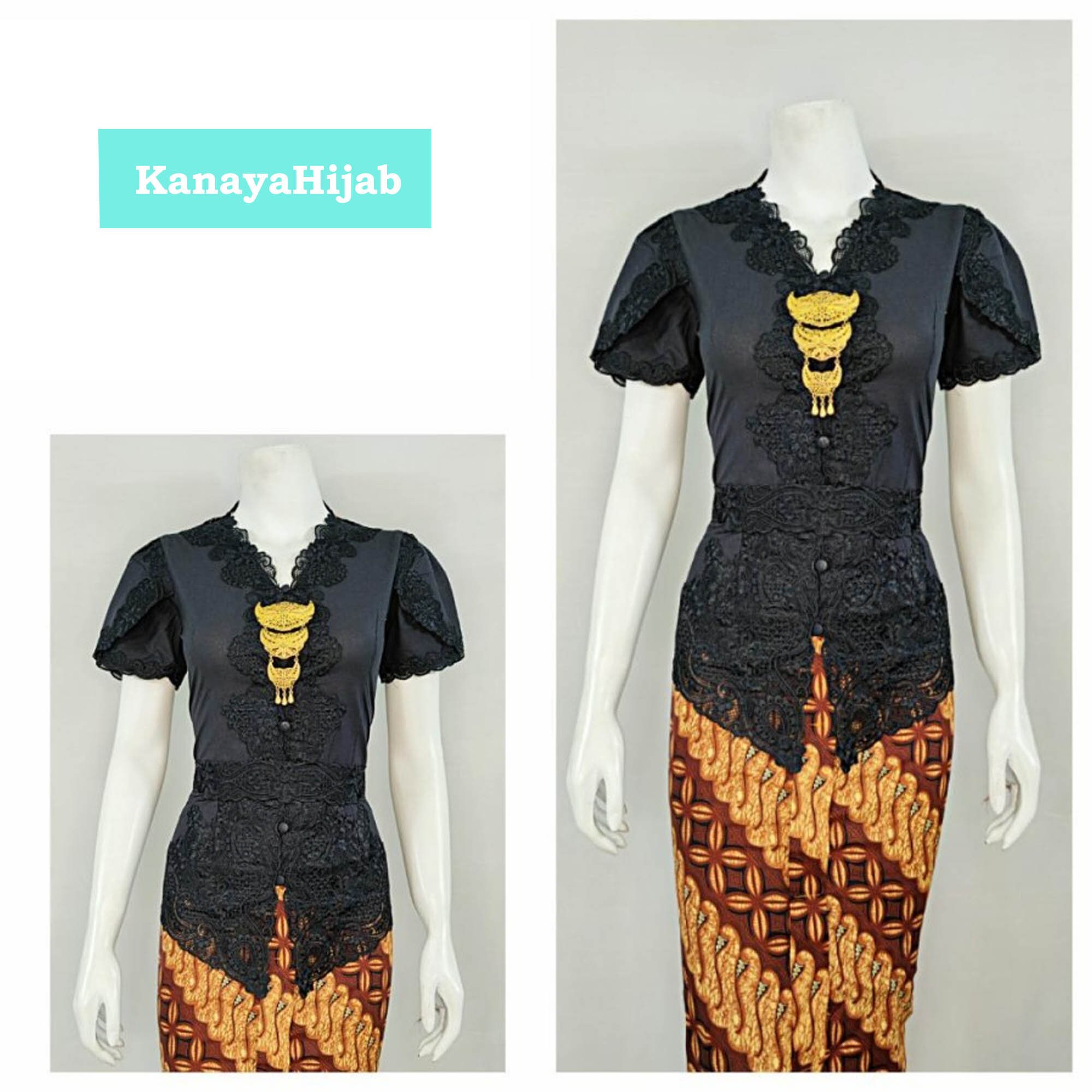 Short Sleeve Encim Kebaya: A Beautiful Blend of Elegance and Comfort ...
