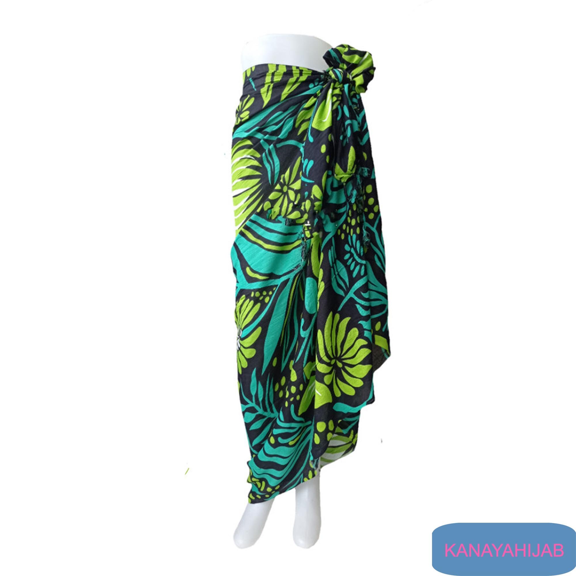 Beach Charm: Flower Motif Balinese Fabric for a Cheerful Holiday ...