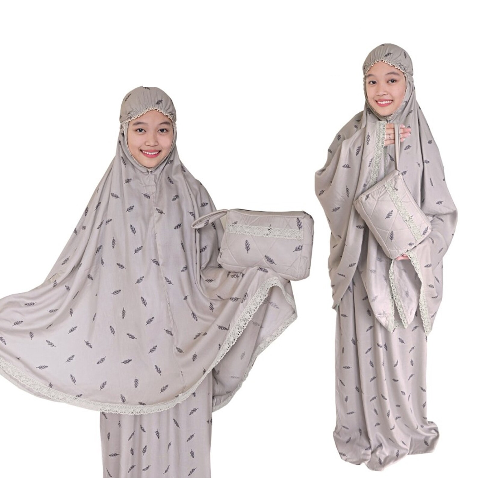 Graceful Mukena Kids: Cemara Print Collection (8-12 Years), Muslim ...