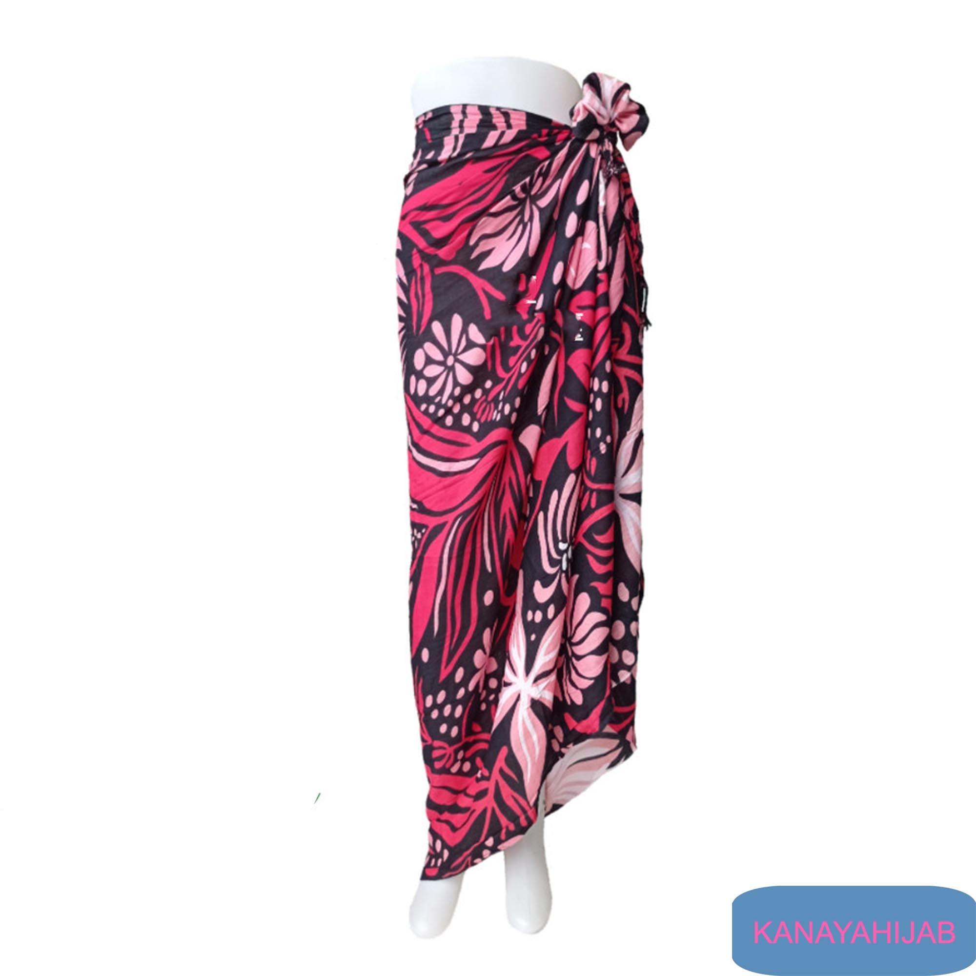 Beach Charm: Flower Motif Balinese Fabric for a Cheerful Holiday ...