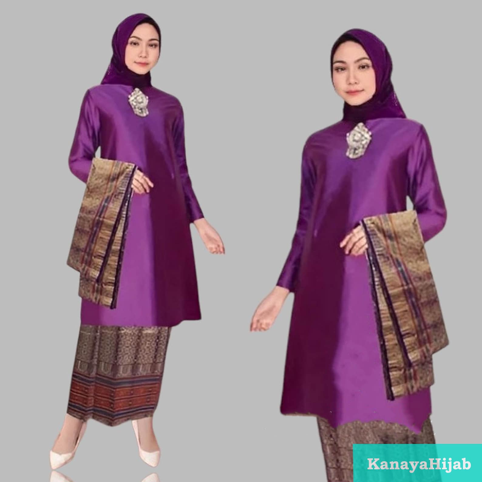 Premium Dress Kurung Songket Shawl Suit - Look Graceful at Official ...