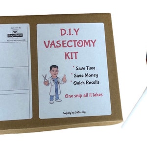 DIY Vasectomy Kit Prank Gift Funny Birthday Christmas Father | Etsy