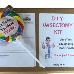 DIY Vasectomy Kit Prank Gift Funny Birthday Christmas Father | Etsy