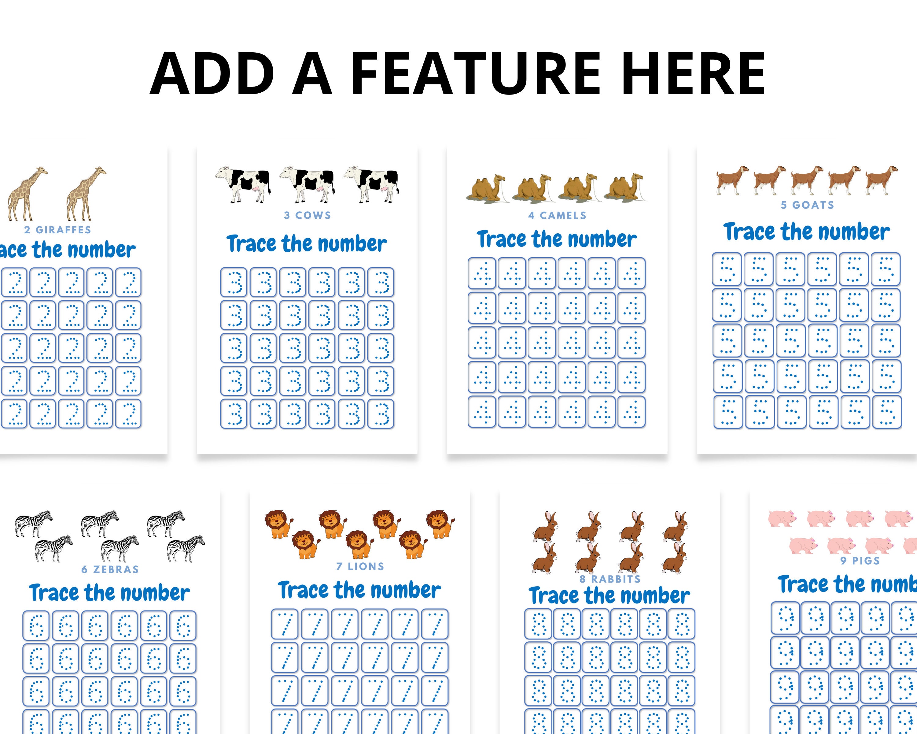 Number Tracing, Tracing Worksheets, Printable Worksheets, Preschool ...