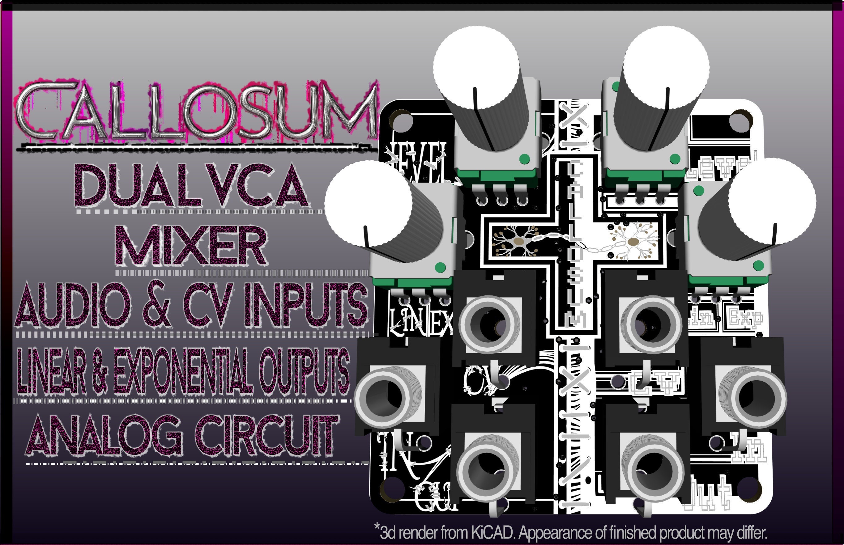 Eurorack Synth Synax! Dual VCA in a Fun-sized Format Powered by the ...