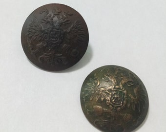 Military Bronze Buttons - Etsy