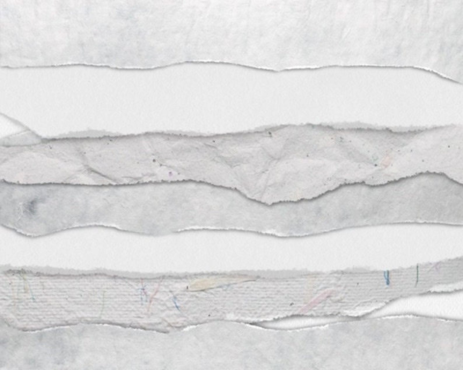 Ripped paper texture overlay clipart set. Colored paper torn | Etsy