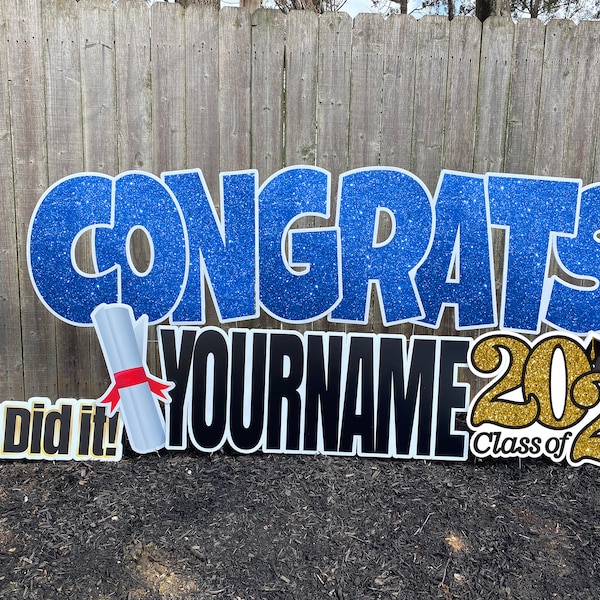 Big Graduation Yard Signs - Etsy