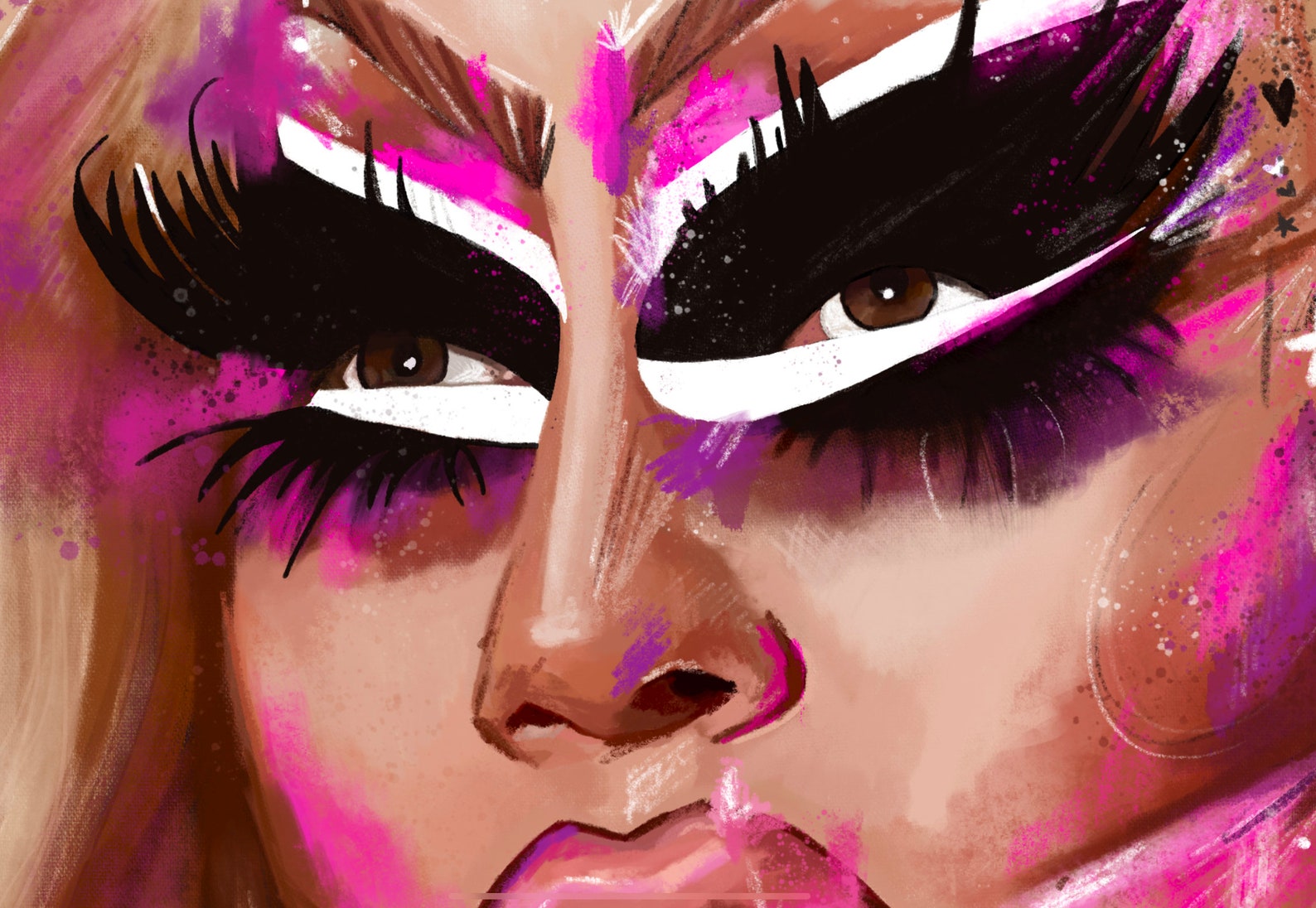 Peinture numérique Trixie Mattel - Etsy France