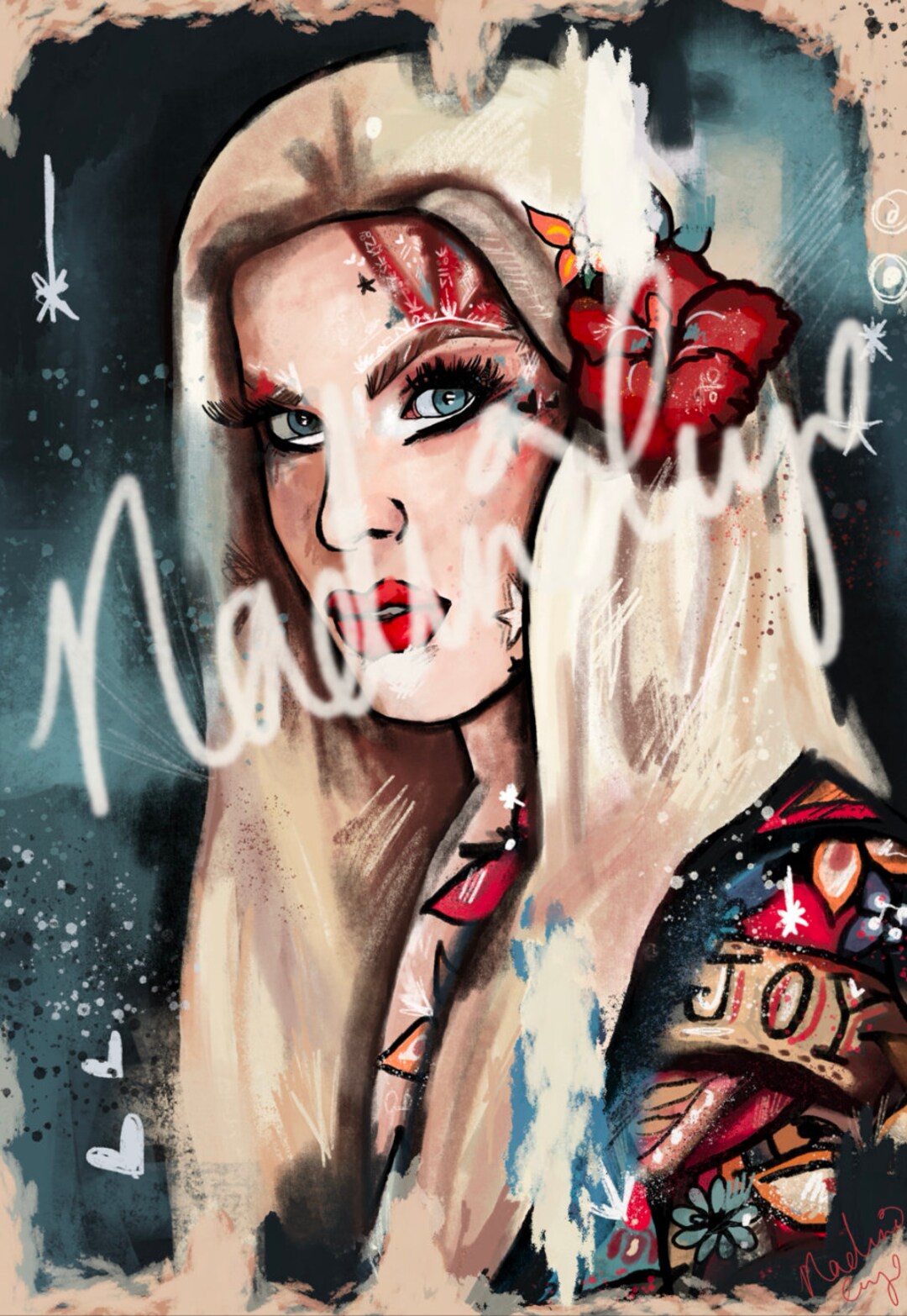 Katya Digital Painting Drag Queen - Etsy