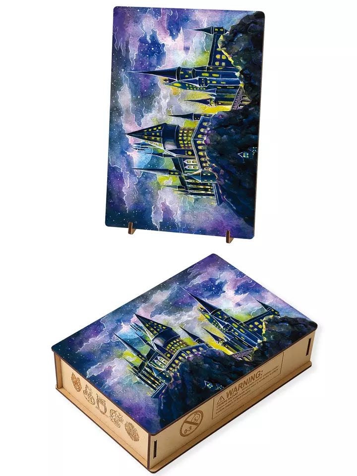 Wizard Academy Wooden Jigsaw Puzzle Harry Wizarding World 3D - Etsy