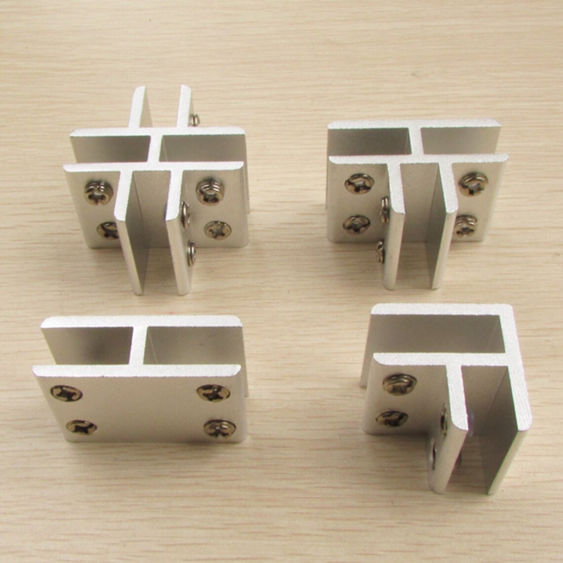 Glass Clamp Clips Bracket for Handrails 8-10mm Glass Aluminium | Etsy