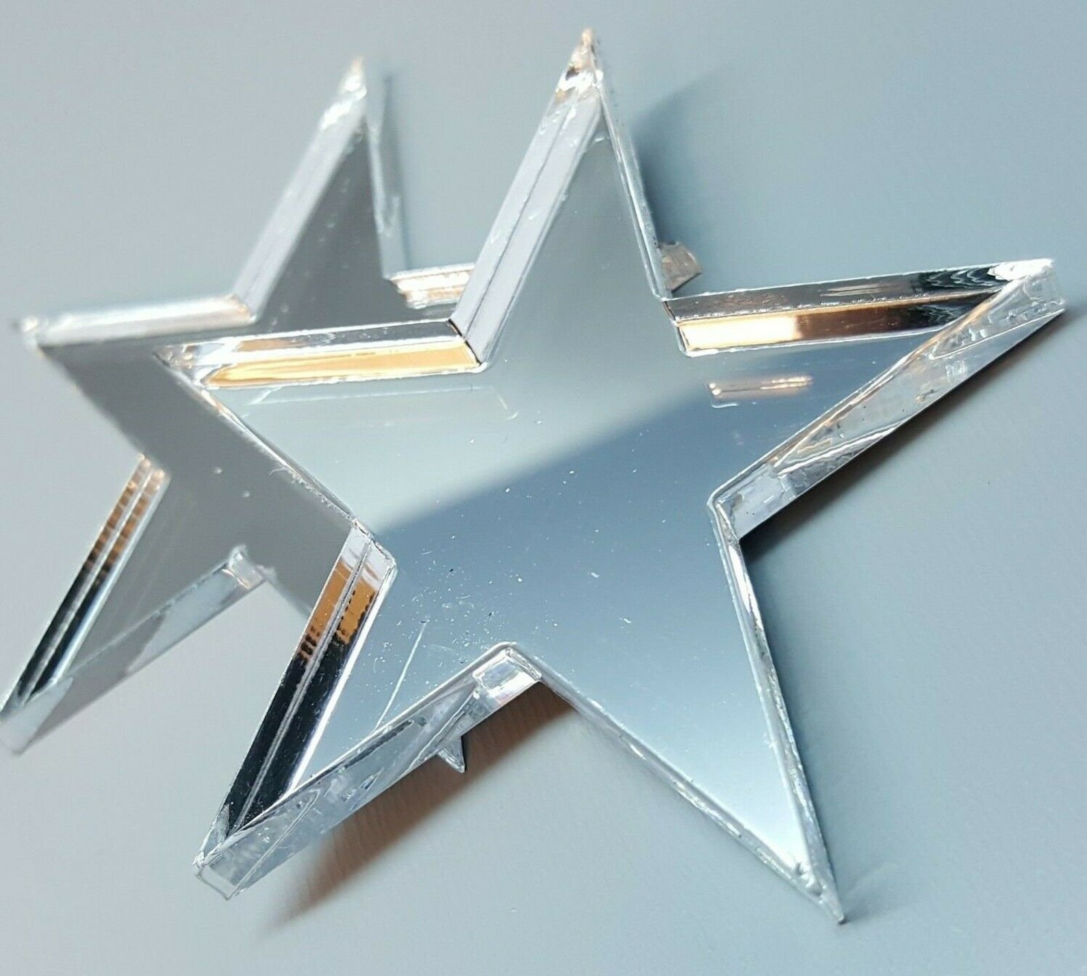 Shatterproof Acrylic Perspex Star Shape Mirror Sizes 1.5 cm to | Etsy