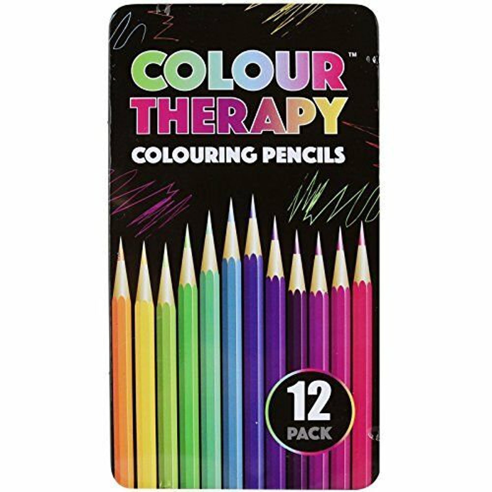 Colouring Pencils Professional Quality Colour Therapy Coloured Pencils ...