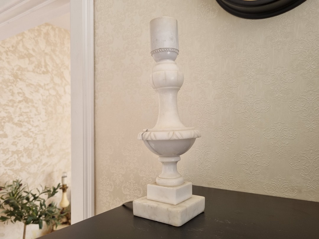 Marble TABLE Lamp. 26cm Height. Vintage. Made in Italy - Etsy