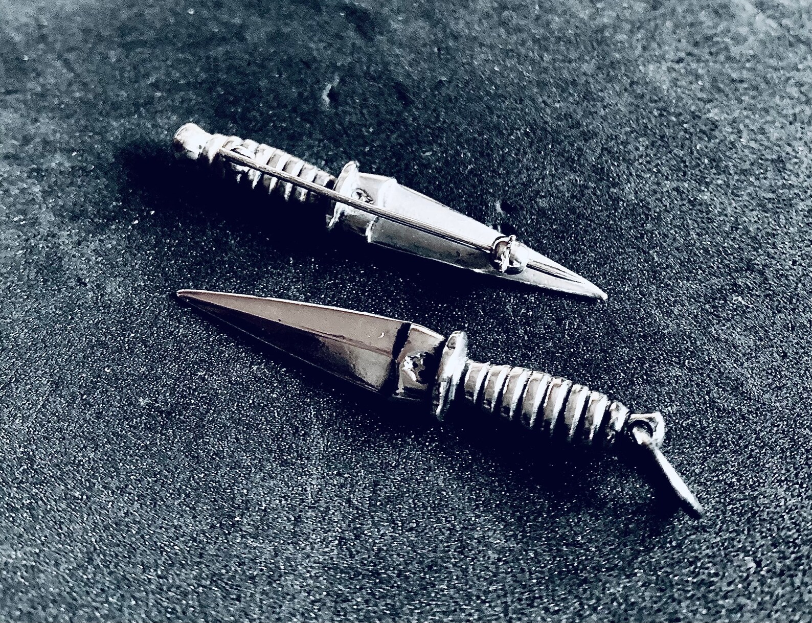 Solid Sterling Silver WW2 Commando Dagger Tie Pin - Etsy
