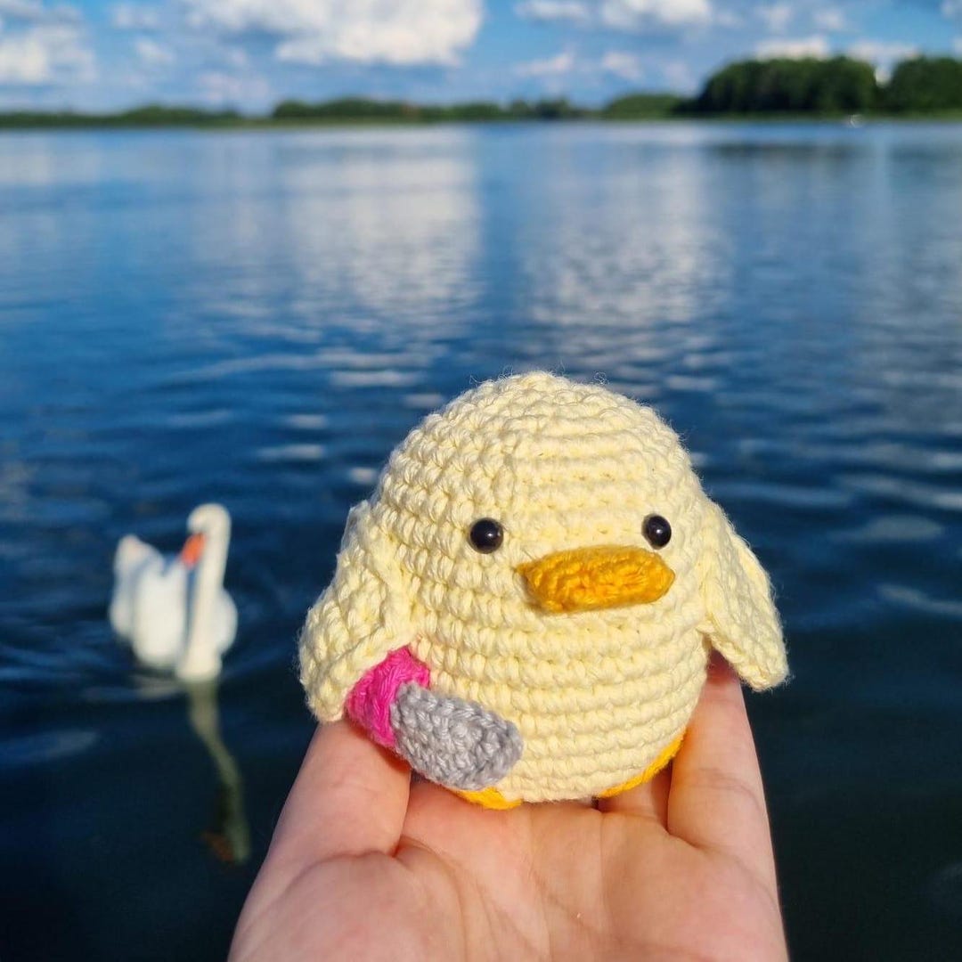 Crochet Chick With Knife, Duck With Knife Plushie, Meme Amigurumi - Etsy