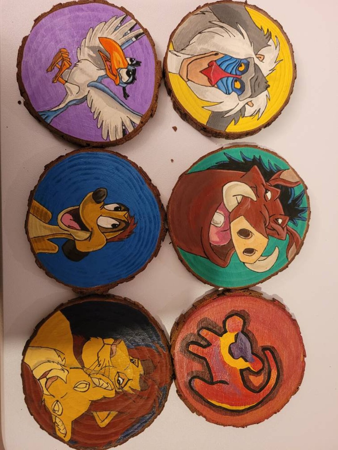 Hand Painted, Bespoke Coasters - Etsy