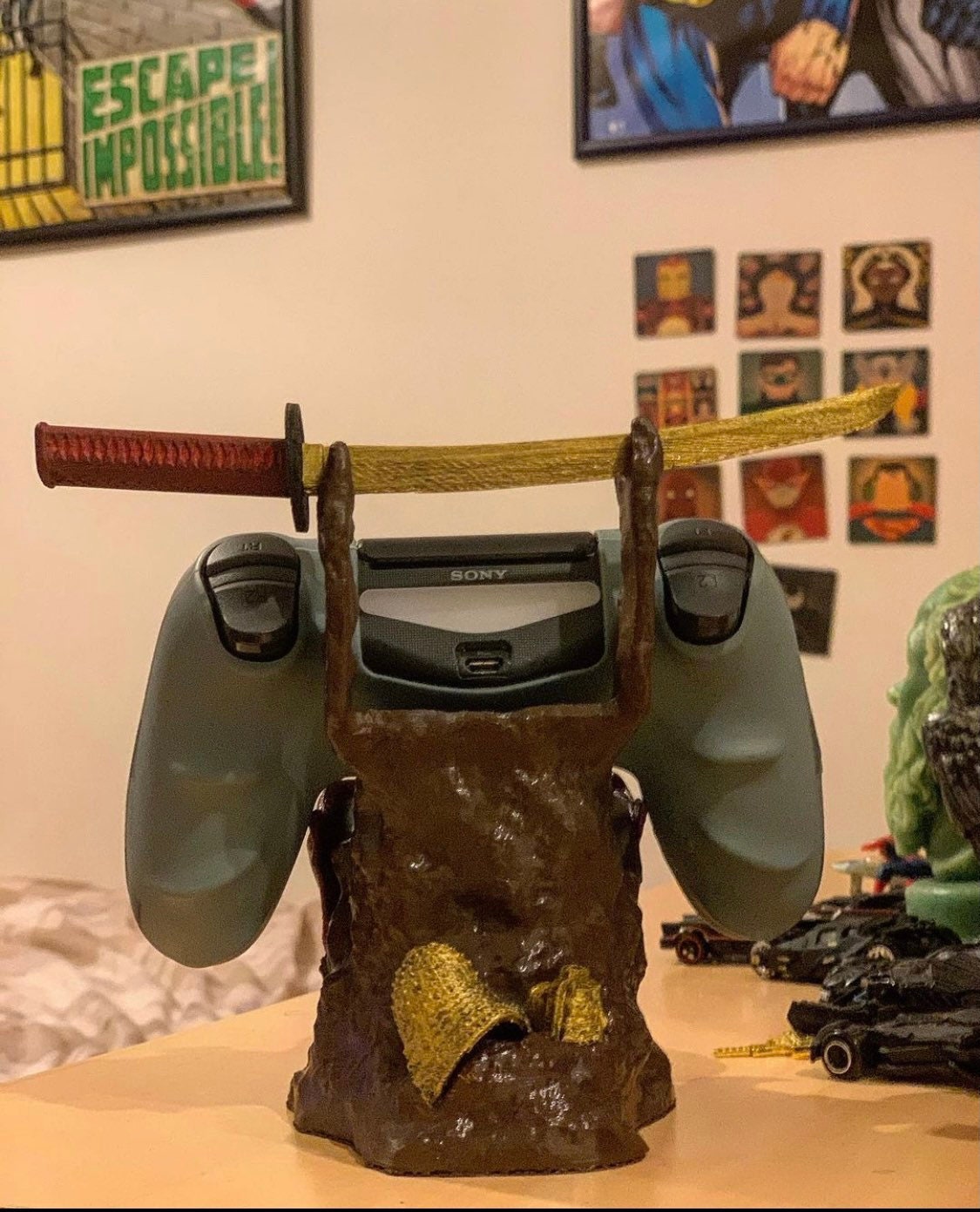 Samurai Controller Stand Playstation 4-5 X BOX Joystick Holder Stand - Etsy