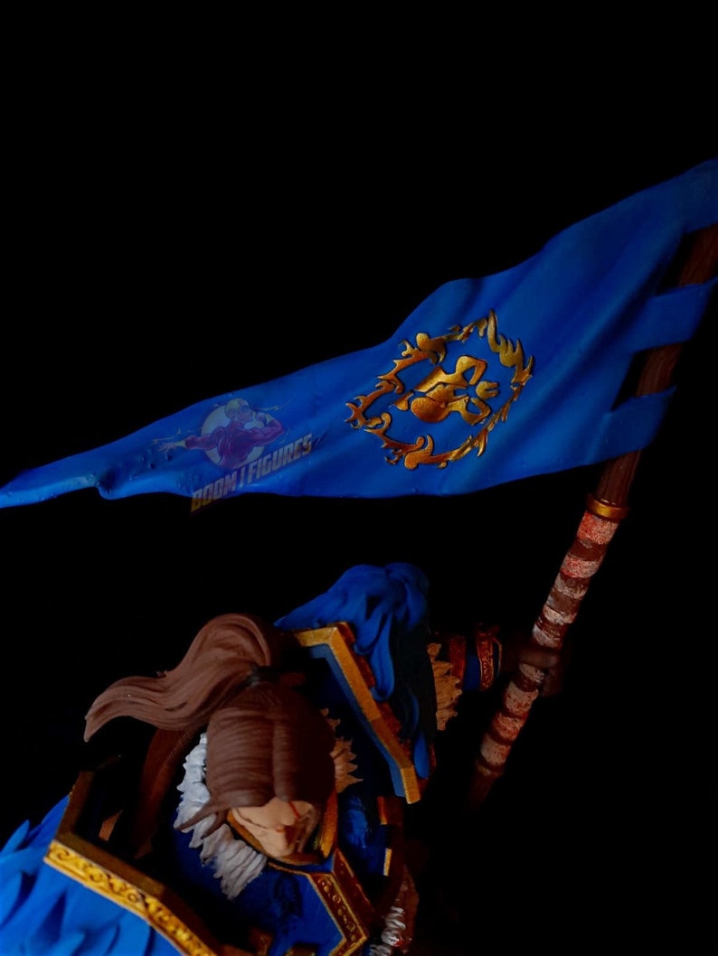 Varian Wrynn With Alliance Flag World of Warcraft Statue for the ...