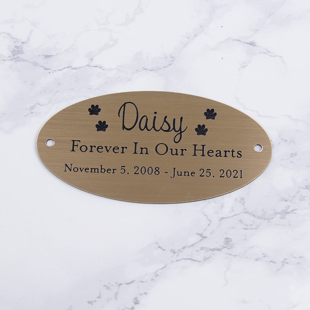 Personalised Pet Memorial Plaque Garden Pet Plaque Cat - Etsy