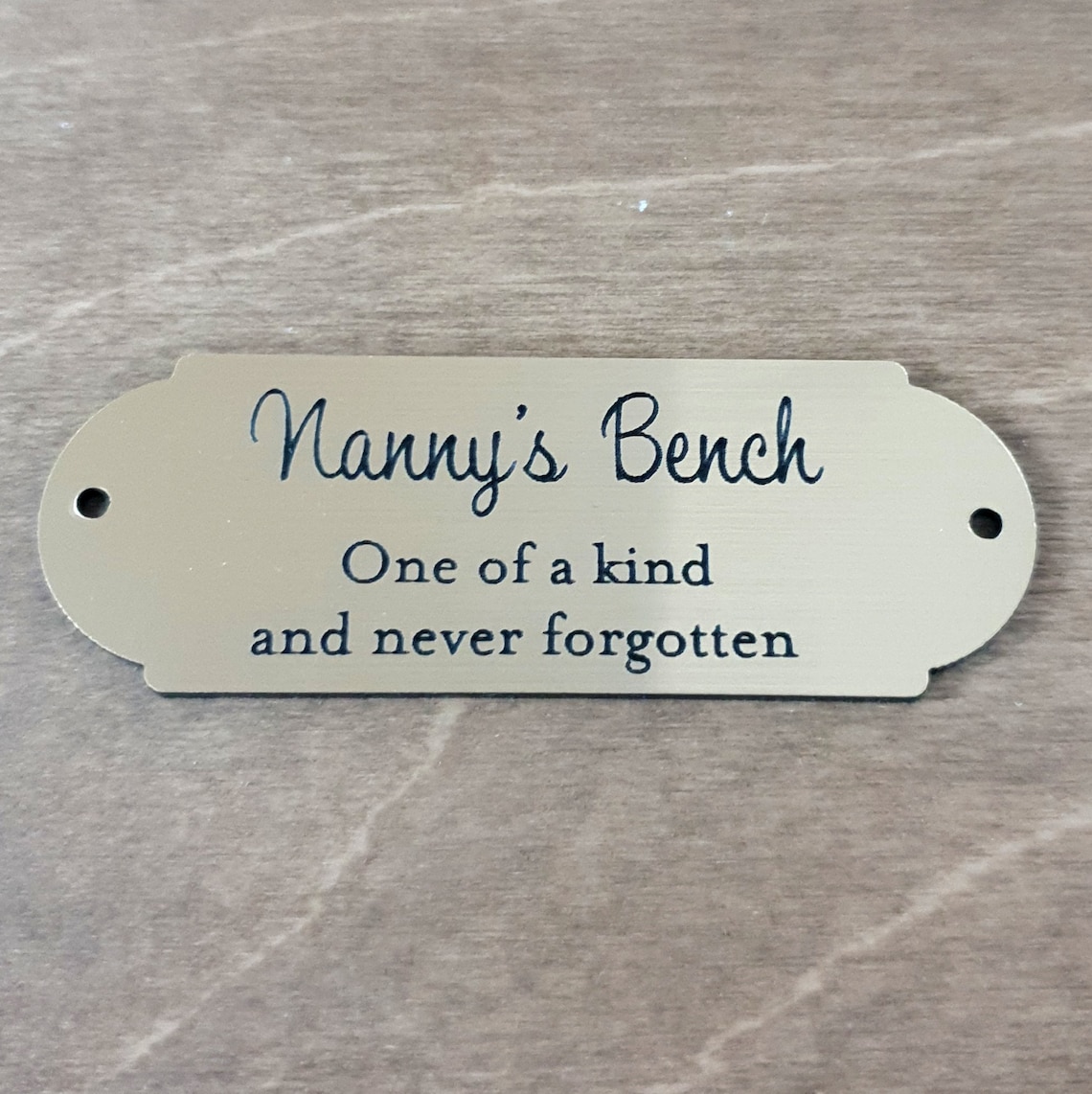 Personalised Bench Plaquesname Tags All Weather Memorial - Etsy UK