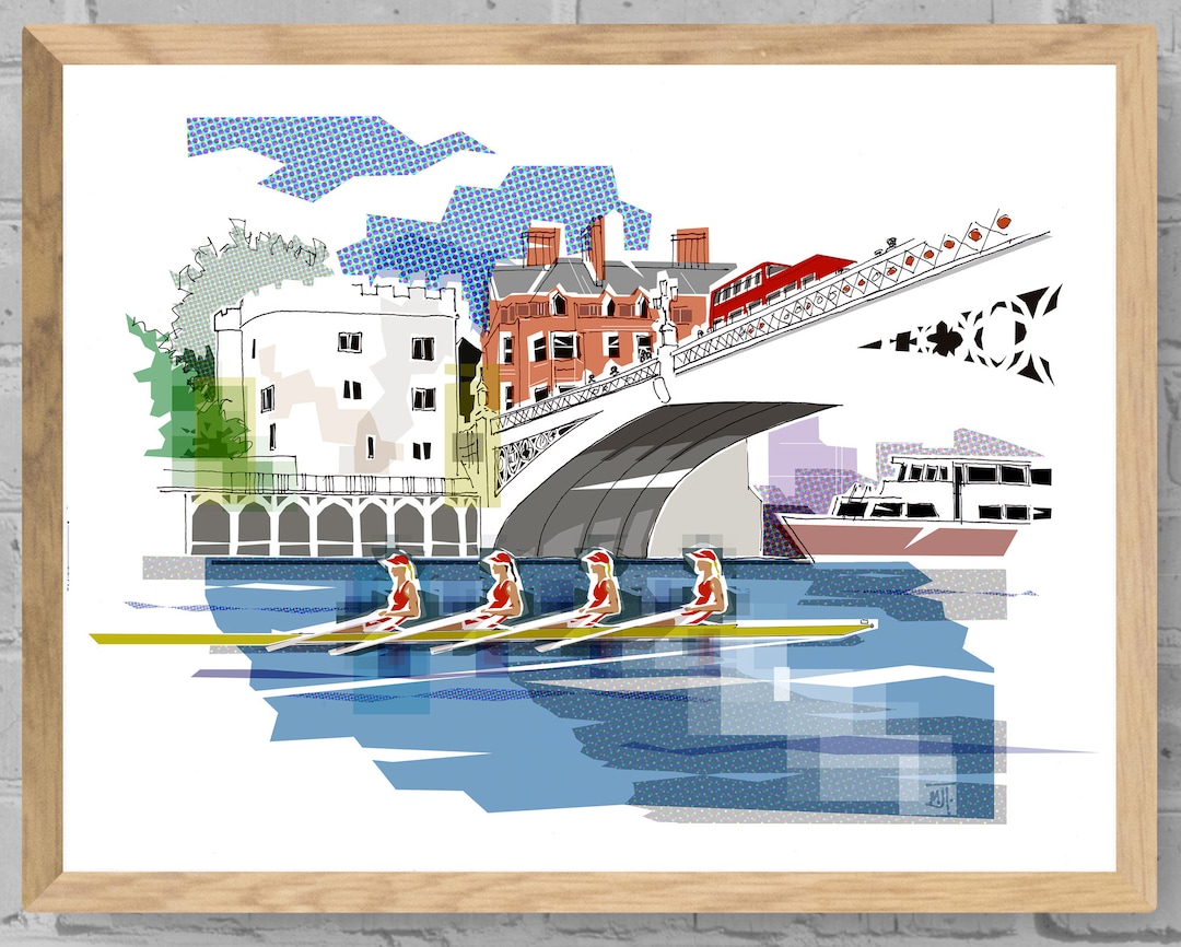 Rowing Image, Rowing Art, Rowing Print, Lendal Bridge York ...
