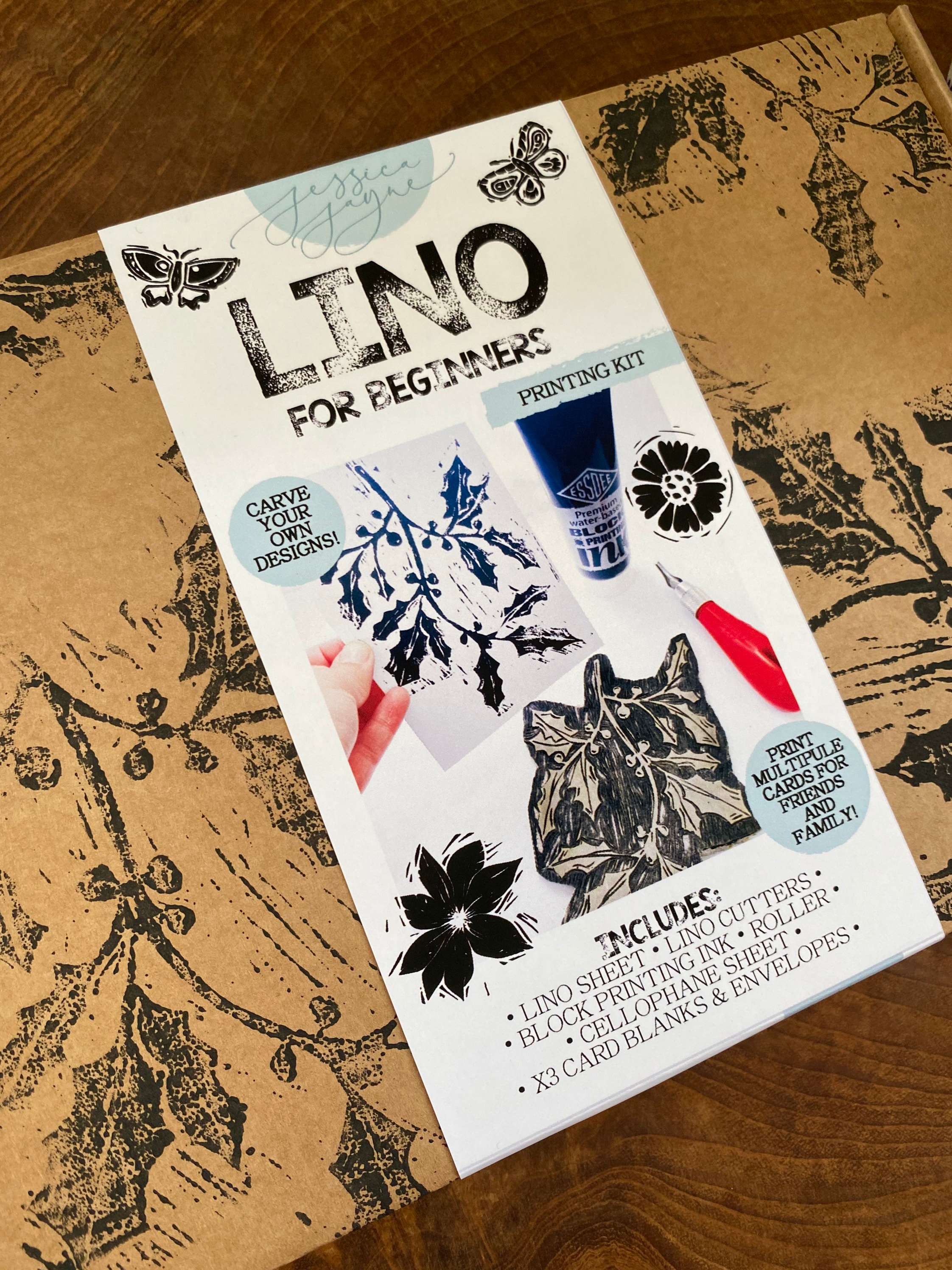 Lino Printing Kit for Beginners. DIY Craft Print Project Hobby - Etsy