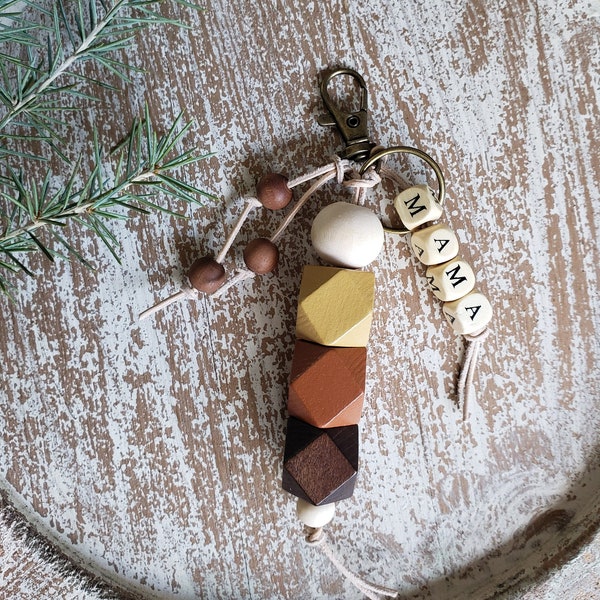 Geometric Keychain - Etsy