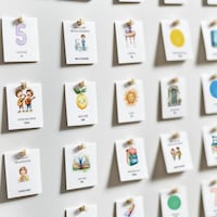English Alphabet Flashcards | Printable ABC Cards (digital Download) - Etsy