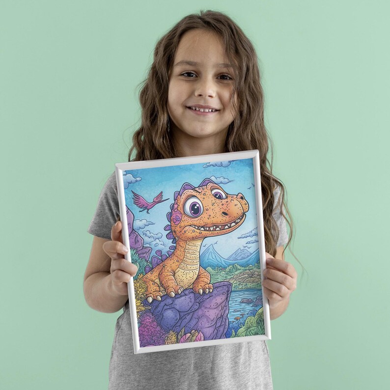 50 Dinosaurs Coloring Pages for Kids | Dinosaurs Digital Coloring Pages ...