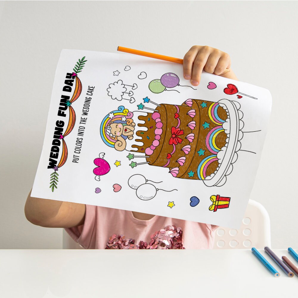 Wedding Activity Pages for Kids: 10 Fun Pages, Immediate Download to ...