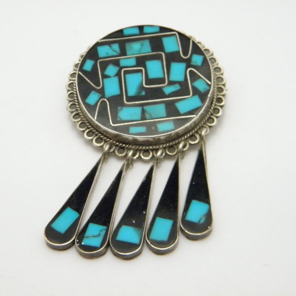 Aztec Brooch - Etsy UK