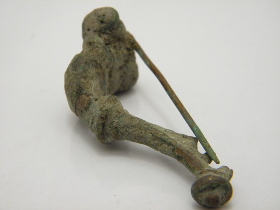 Bronze Roman Fibula Brooch Pin Lovely Vintage Conditi… - Gem