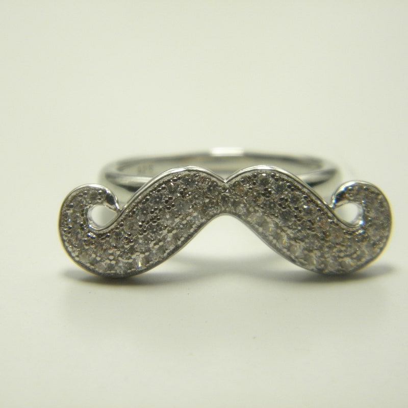 Mustache Ring - Etsy