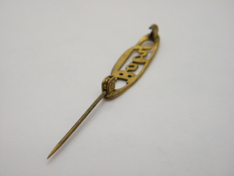 Solid 9ct Gold baby Vintage Brooch Pin Lovely - Etsy