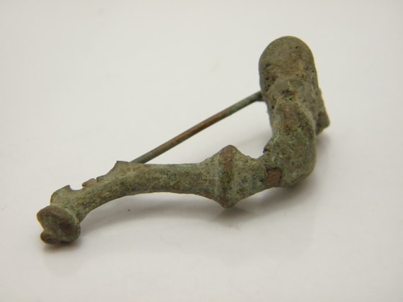 Bronze Roman Fibula Brooch Pin Lovely Vintage Conditi… - Gem