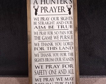 Hunters Prayer - Etsy