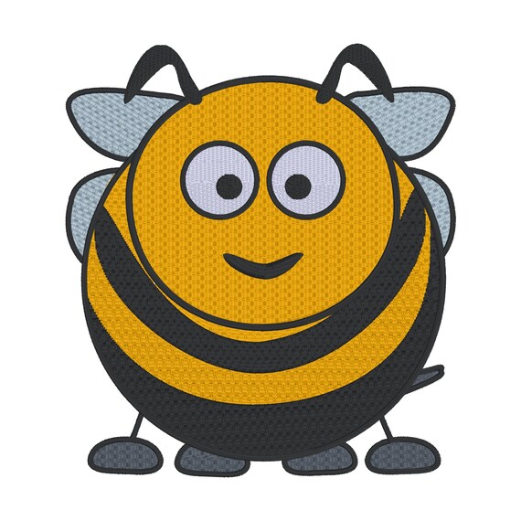 Fat Bee digitale Stickerei Design - Etsy