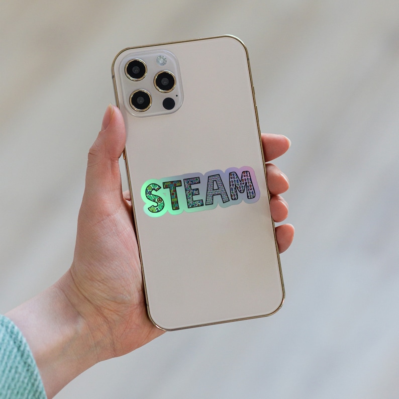 STEAM Holographic Stickers STEM Teacher Stickers Classroom - Etsy