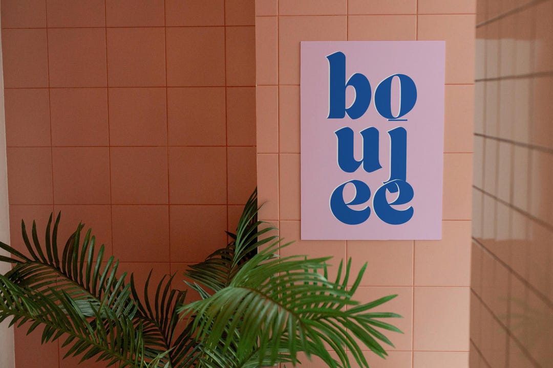 Boujee Handmade Wall Art A4 Frame Optional Word Art Print,gift for Her ...