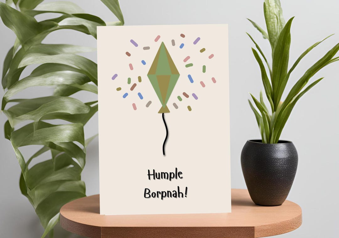 The Sims Inspired Birthday Card A5 | Professional Print | Birthday Card ...