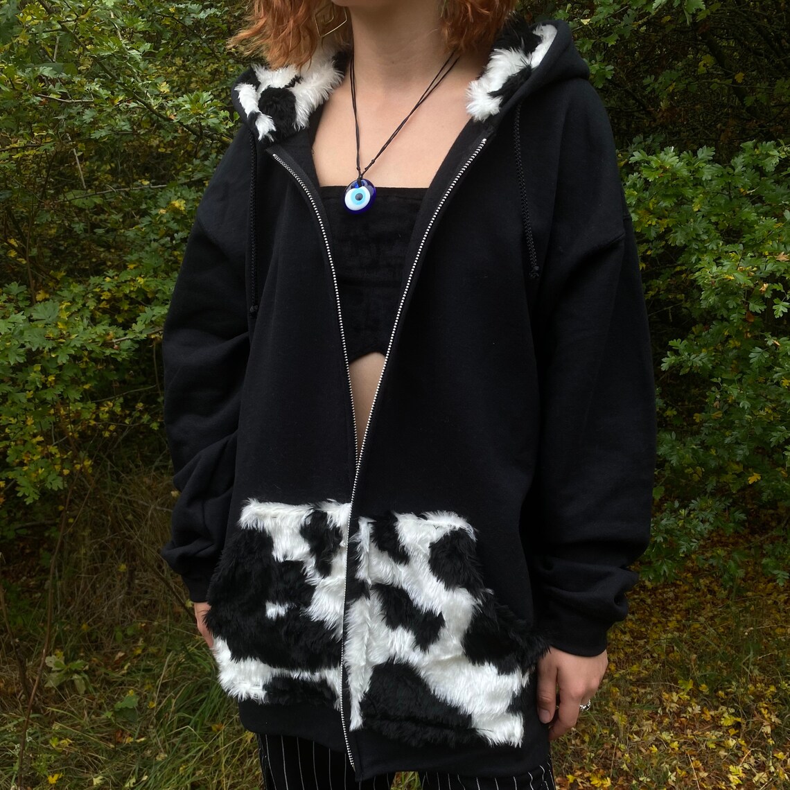 Custom Fur Zip-up Hoodie - Etsy UK