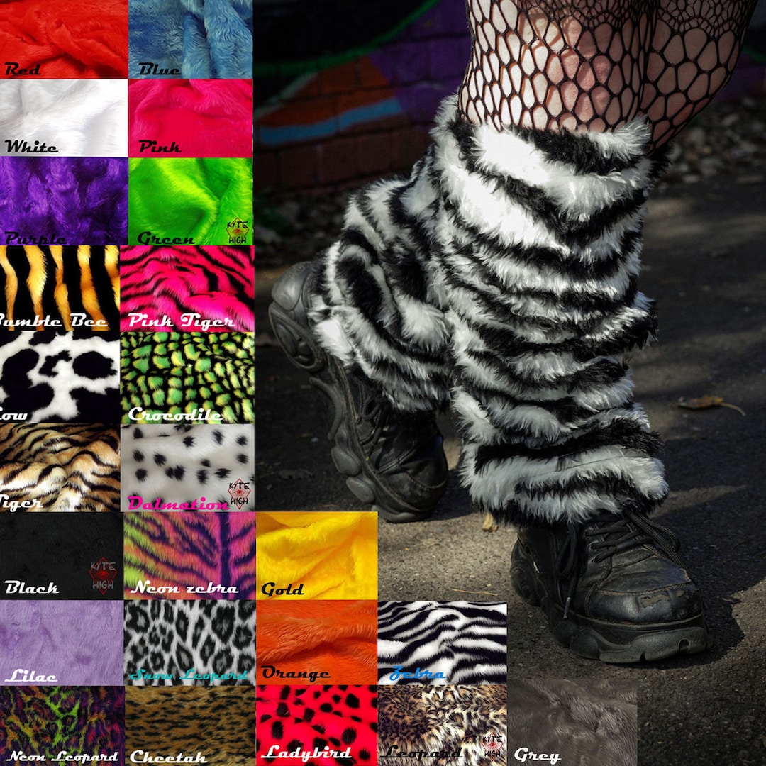 Custom Fluffy Faux Fur Leg Warmers - Etsy